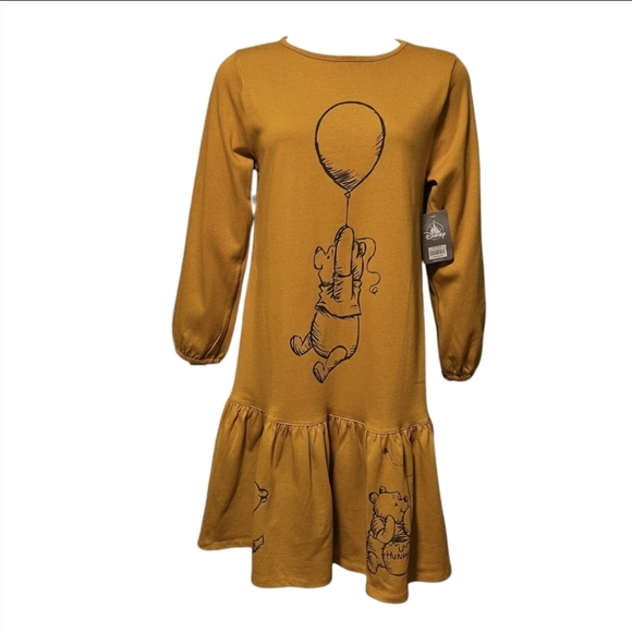 Disney | Dresses | Nwt Disney Winnie The Pooh Dress Classic Pooh ...